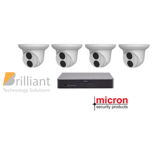 MICRON 4 Cameras Package - Single Storey House - Security Installations